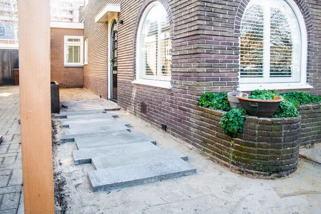 Proces van de tuinaanleg Beatrixlaan Utrecht door Tuinwerk!