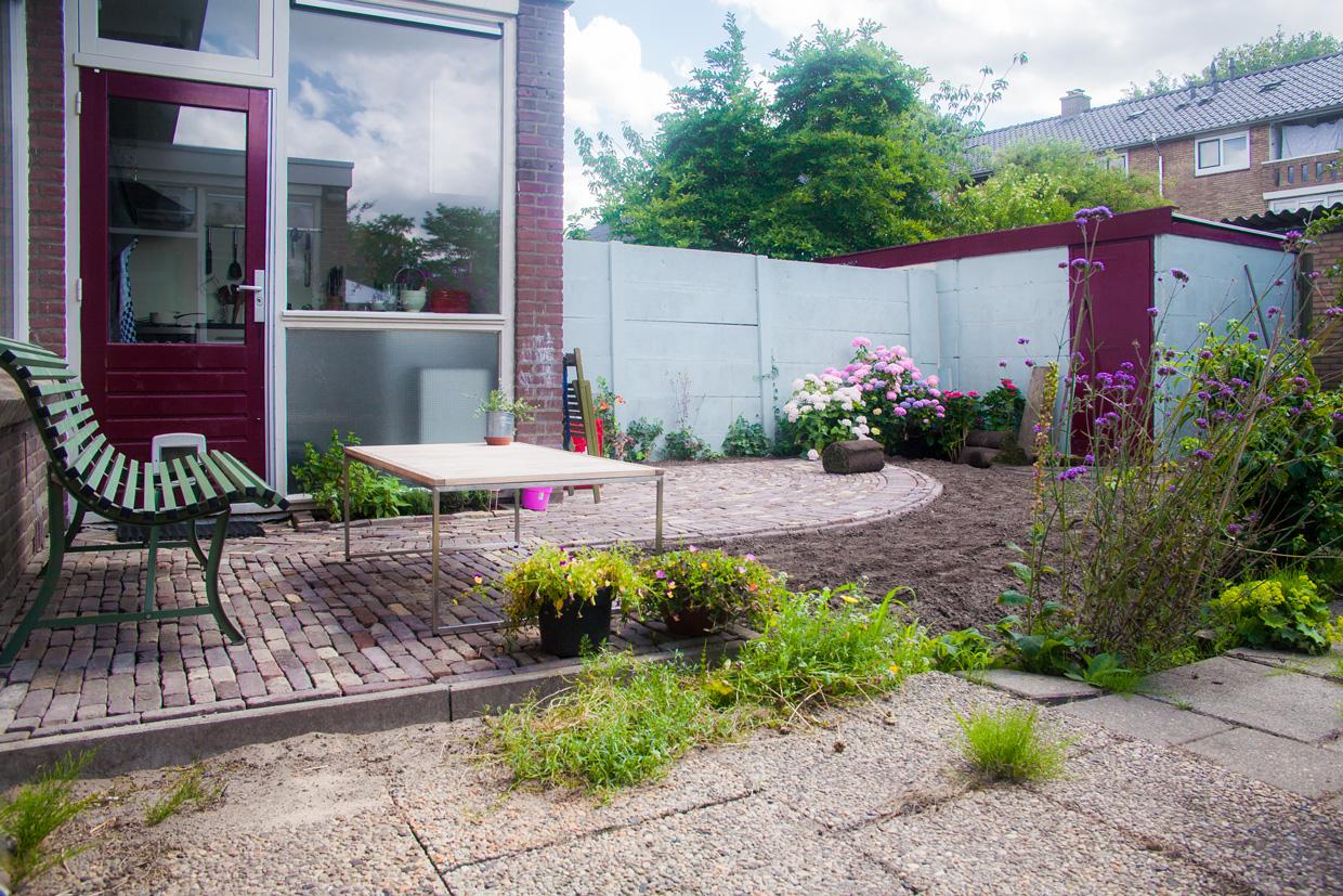 De tuinaanleg met sier bestrating door hovenier Tuinwerk.nu!